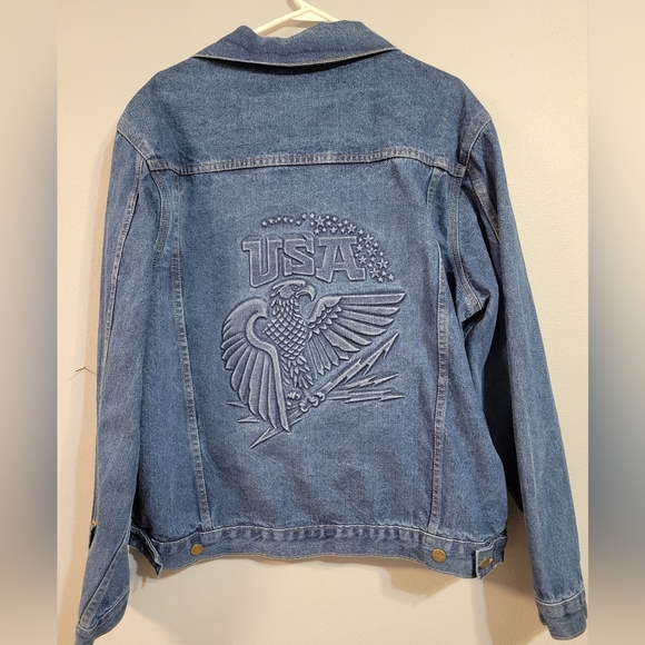 Tyca | Jackets & Coats | Union Made Xl Made In The Usa Raised Eagle ...